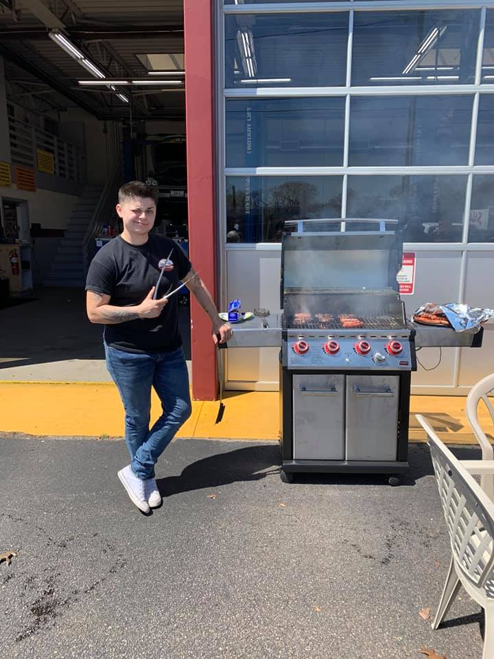 Grilling lunch at Elite Auto today! - Elite Auto Repair